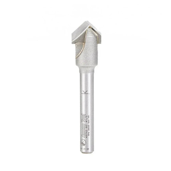 Amana Tool 45792 - Carbide V-Groove Cutter for ACM | CNC Router Store